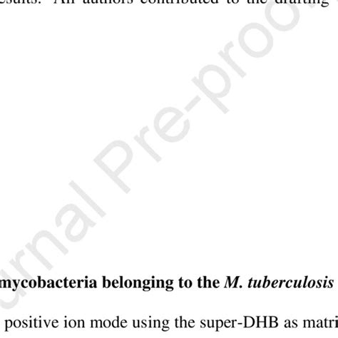 Sensitivity And Specificity Of The Lipid Fingerprint Based Maldi Tof Download Scientific