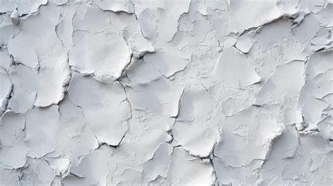 Subtle Abstract White Background With Texture A Layered Plaster Wall Revealing Cracks Under New