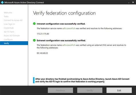 Configure O To Use ADFS With AAD Connect Icewolf Blog