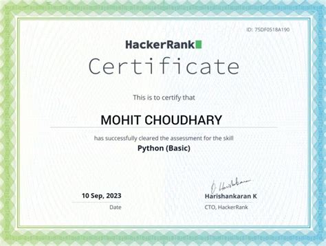 Mohit Choudhary On Linkedin A New Achievement Unlocked 😊♥️