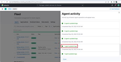 Fleet Tags Updated Toast Message Is Shown On Updating One Tag On
