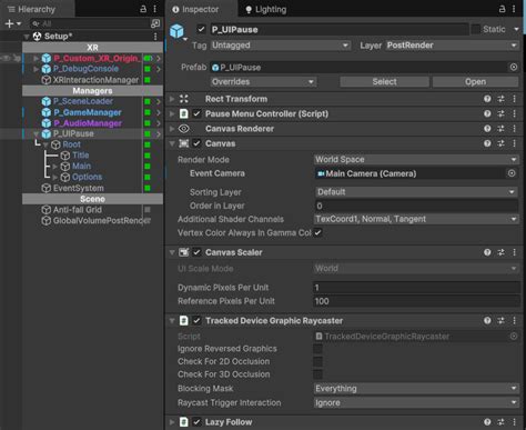 How Xr Interaction Layers Works With Canvases And Tracked Device