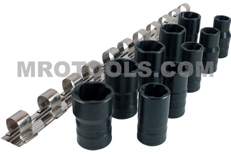 Tsms5010b 1 2 Square Drive Turbo Socket 10 Piece Set