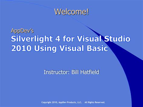 Silverlight Chapter 01 Introduction Ppt