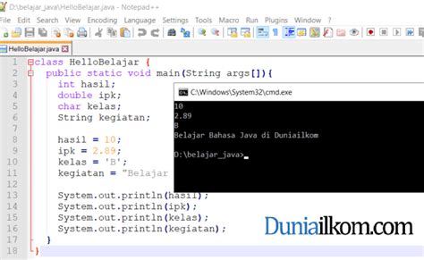 Mengenal Variabel Dan Tipe Data Pada Bahasa Pemrograman Java Images