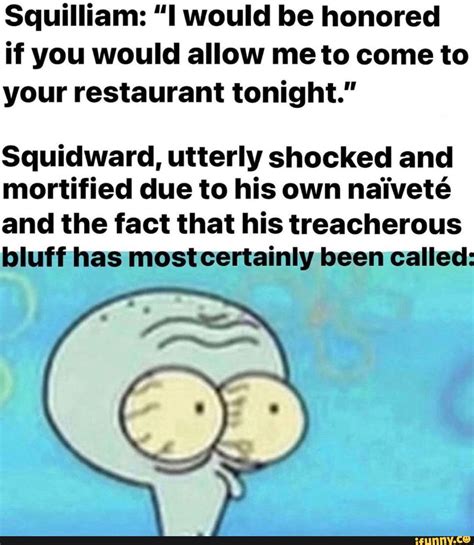 Shocked Squidward