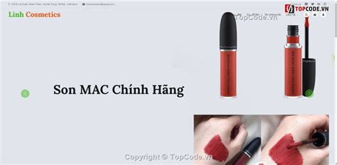 Website Bán Hàng Son Mỹ Phẩm Thanh Toán Vnpay Chat Realtime Signalr BÁo CÁo Csdl Aspnet