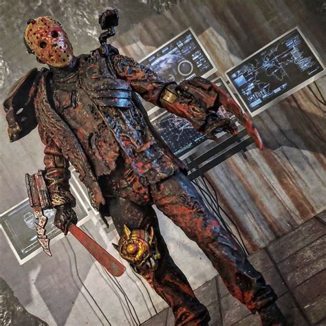 Mavin Aliens Vs Predator Vs Jason Vorhees Freddy Kruger Custom Neca