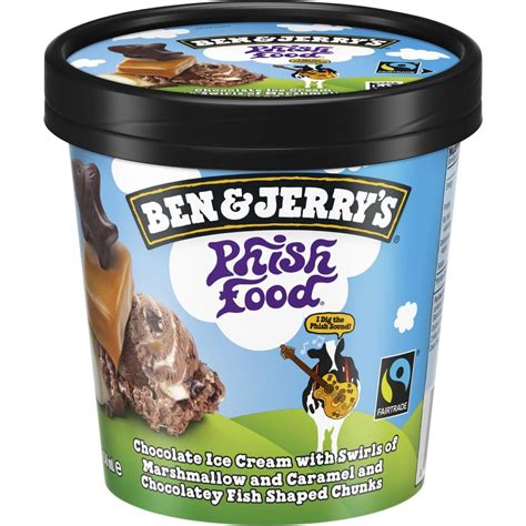 Ben And Jerrys Phish Food Chocolate Ice Cream 458ml Gluten Free