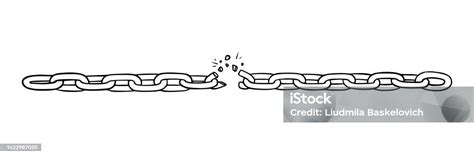 Rantai Putus Dengan Pecahan Sebagai Simbol Kekuatan Dan Kebebasan