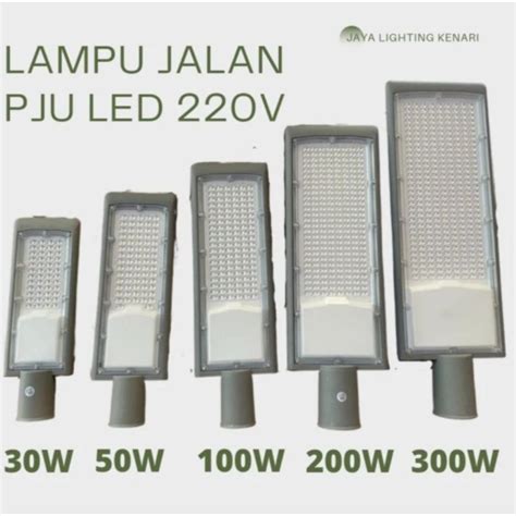 Jual Lampu Jalan Pju Led W W W W W Watt Led V Pju Led V Shopee Indonesia