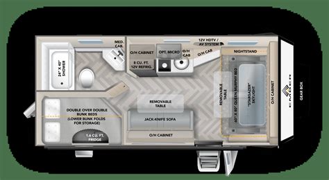 20 Foot Rv Floor Plans