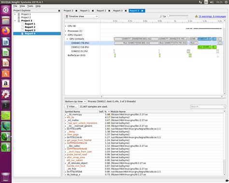 Jetson Xavier Profiling Via Nsight System Profiling Linux Targets