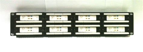 Patch Panel RJ45 Fêmea Cat6 48 Portas padrão 19 polegadas Pier Patch Panel