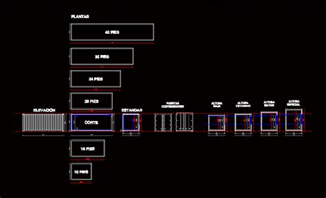 Module Containers DWG Block For AutoCAD Designs CAD