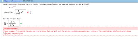 Solved 12 Points Previous Answers Scalcet8 34005 Write