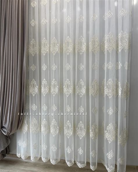 🎗️Тюль🎗️Штори🎗️Гардини🎗️на замовлення ⚜️⚜️Розкішний модель тюля увінчаний⚜️ золотою кремовою⚜