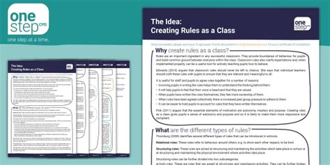Creating Rules As A Class Classroom Rules For Students