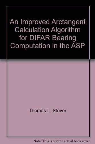 Buy An Improved Arctangent Calculation Algorithm For Difar
