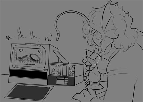 Rule 34 Chimericthembo Computer Dildo Handjob Implied Oral Male