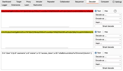 Decoding Opaque Data With Burp Suite Portswigger