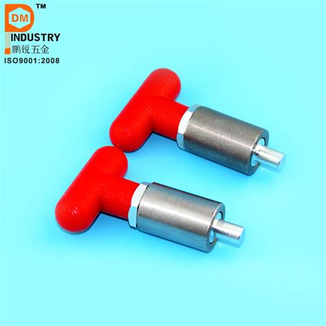 Ball Style Weld Mount Retractable T Handle Pull Pin With Knob Pull