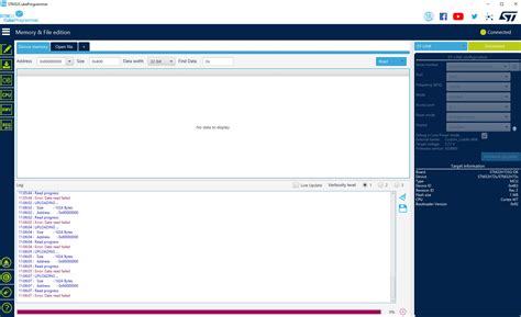 solved external memory loader stmicroelectronics community
