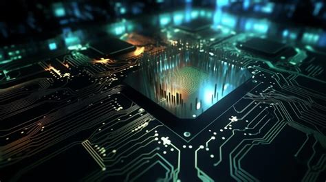 Premium Ai Image A Computer Processor With Millions Of Connections And Signals Technology Cpu