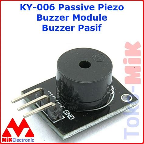 Jual Ky 006 Ky006 Passive Piezo Speaker Buzzer Pasif Module Arduino Jakarta Barat Toko Mik