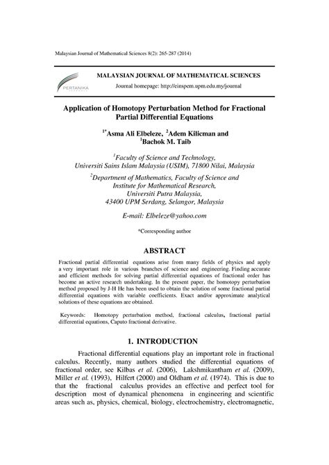 Application Of Homotopy Perturbation Method For Fractional Partial