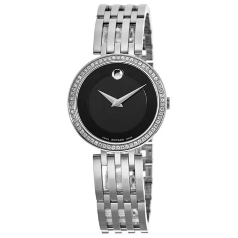 Movado Esperanza Black Dial Diamond Women S Watch