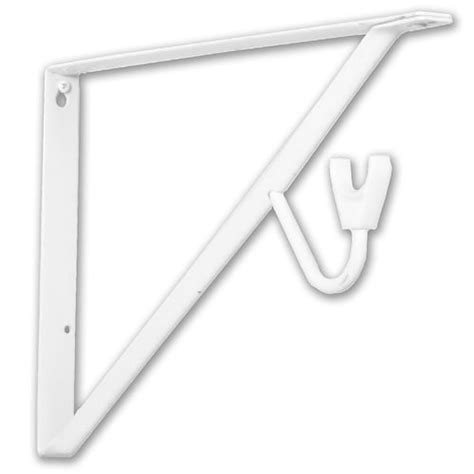 Rubbermaid Metal Closet Shelf Wall End Bracket In White For Wire