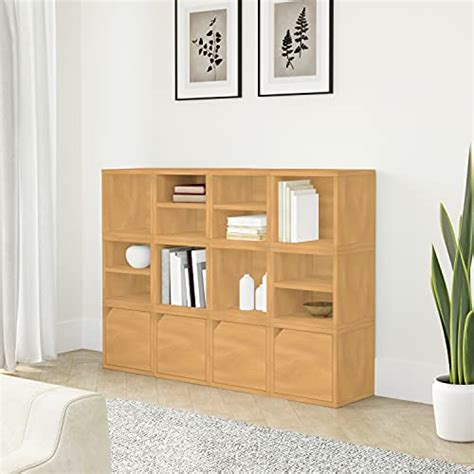 Way Basics Cube Cubby Organizer With Door Tool Free Assembly And Uniquely Crafted From