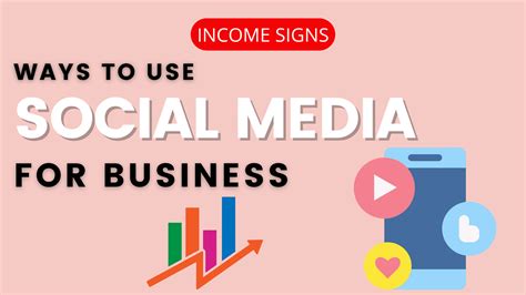 10 Ways To Use Social Media To Grow Your Business Income Signs