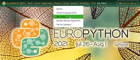EuroPython Talk Voting Is Open