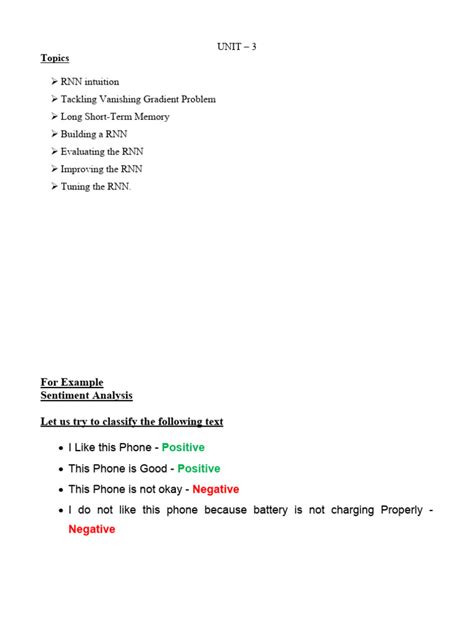 Unit 4 Dl Download Free Pdf Artificial Neural Network Computing