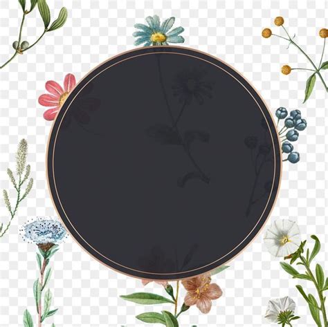 Download Premium Png Of Vintage Floral Gold Frame Png Hand Drawn Illustration By Sasi About