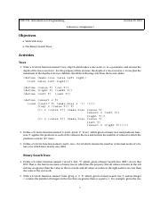 Lab 7 Pdf CSE1729 Introduction To Programming October 29 2019