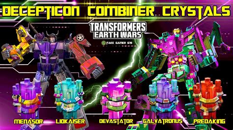 Decepticon Combiner Crystals Cracking Transformers Earth Wars Youtube