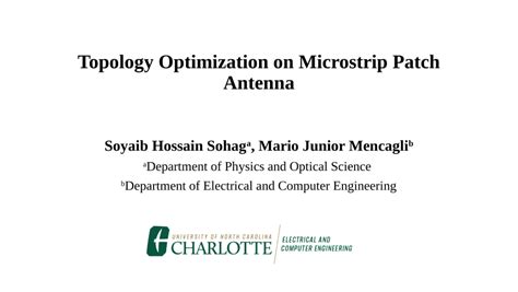 Pdf Topology Optimization On Microstrip Patch Antenna