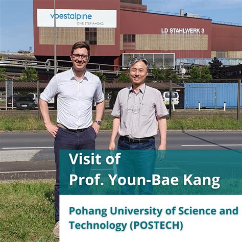 Visit Of Prof Youn Bae Kang Postech Republic Of Korea Metallurgy And Metal Recycling