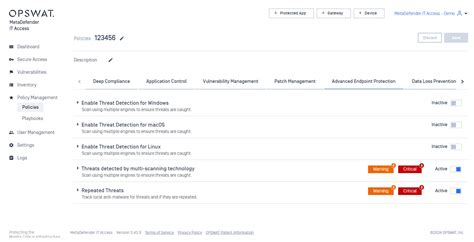 Advanced Threat Detection Module Metadefender Access Opswat