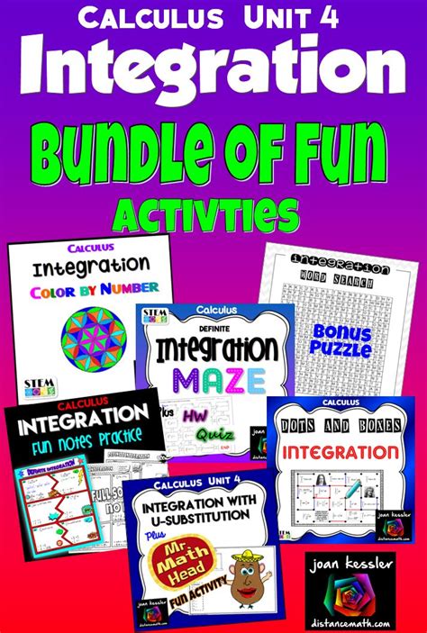 Calculus Integration Bundle Of Fun