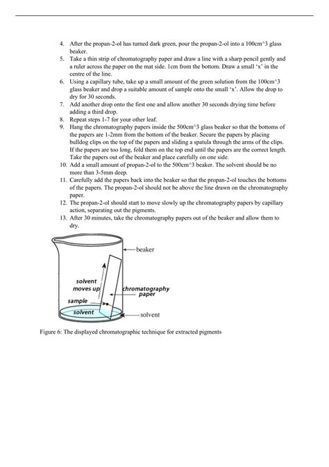 Btec Applied Science Unit 2 Learning Aim C Tlc And Paper Chromatography