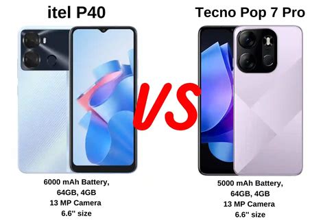 Itel P And Tecno Pop Pro Compared Which One Is Better