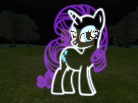 second life marketplace mlp rarity unicorn diamonds neon lights copy modify transfer full