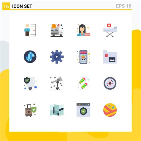 16 Flat Color Concept For Websites Mobile And Apps Fitness Bed Delivery News Anchor Female