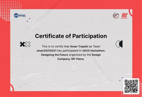 Had An Amazing Experience Participating In The Uiux Hackathon By Nit