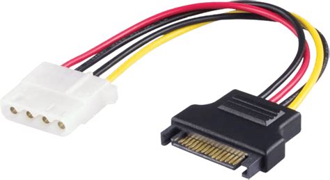 Strömadapter 4 pin till SATA Inet se