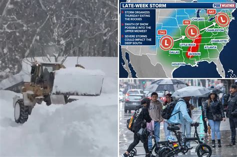 Initial Nationwide Storm Of 2026 To Deliver Rain Snow And A Risk Of